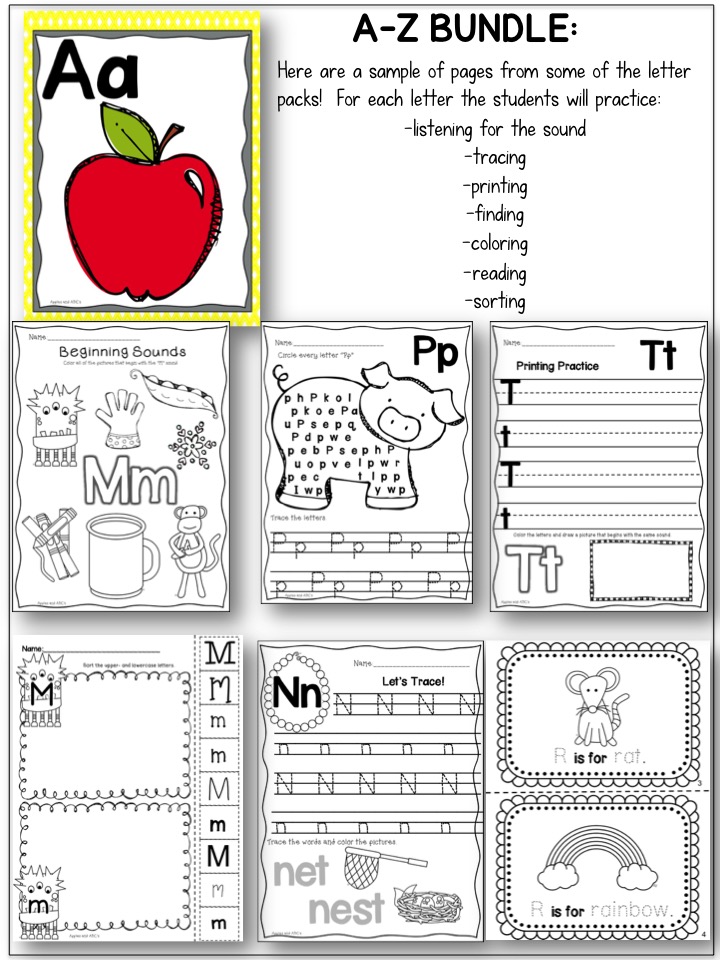 All About the Alphabet - Apples & ABC's