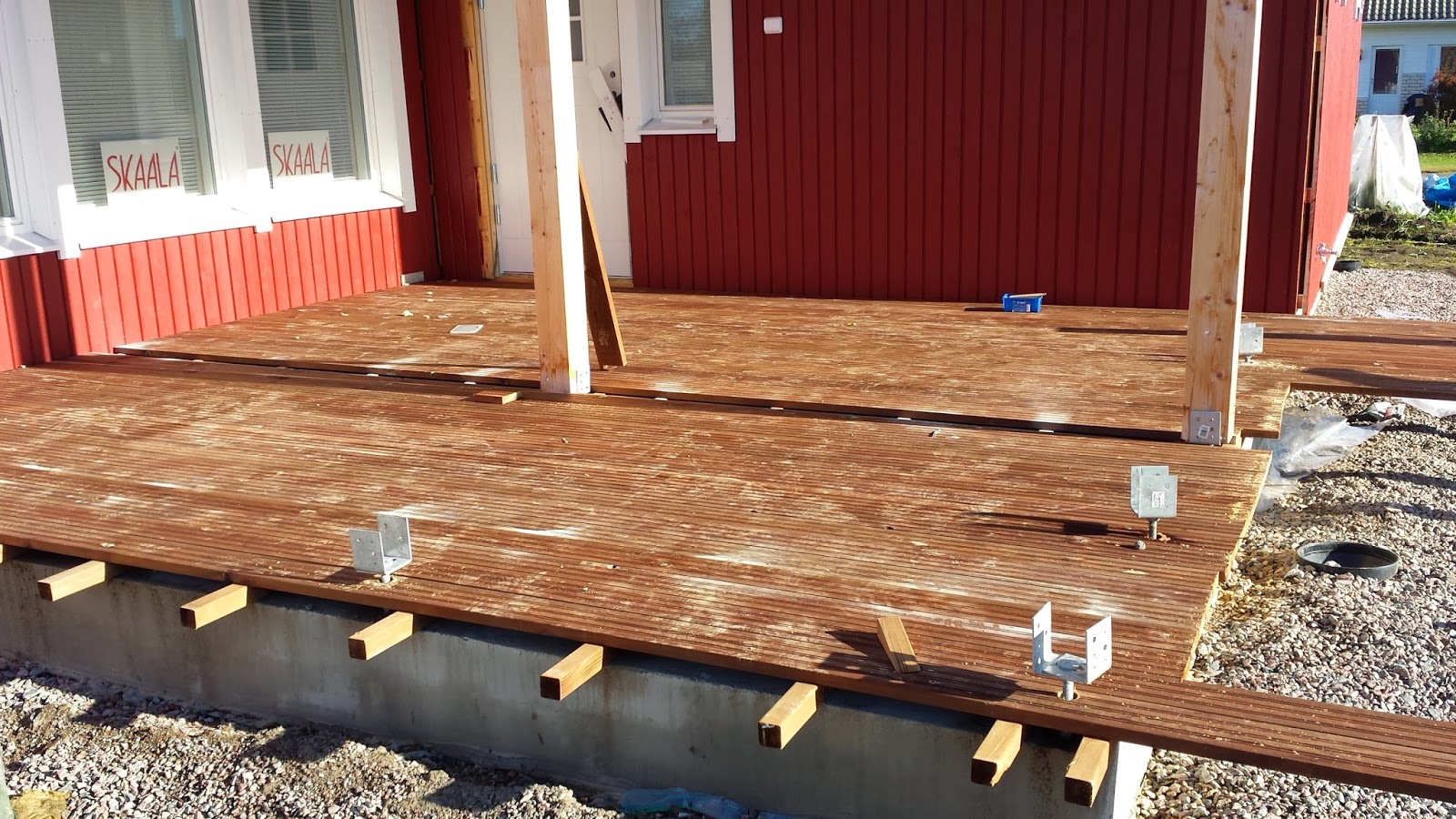 Terassin rakentaminen