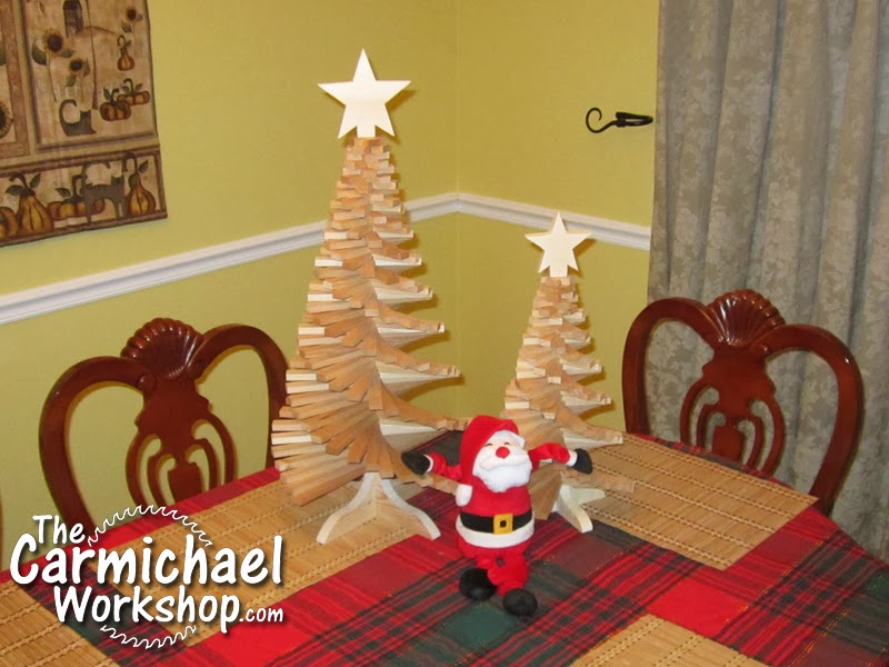 The Carmichael Workshop: Twisted Christmas Tree - A Holiday Woodworking ...