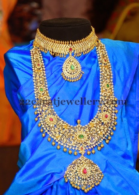 Incredible Pachi work Floral Sets - Jewellery Designs