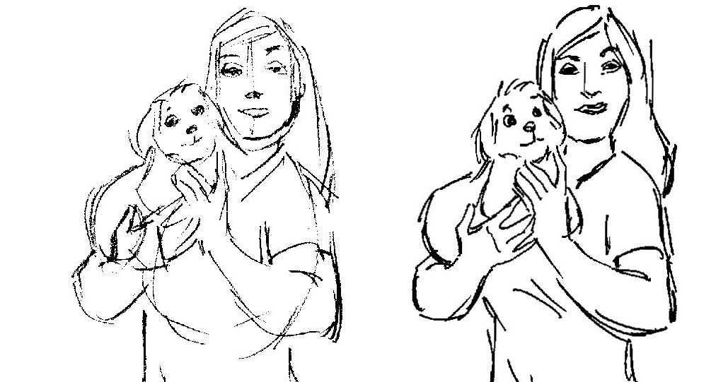 Anm Stuff and Art: Dual Pose with Puppy