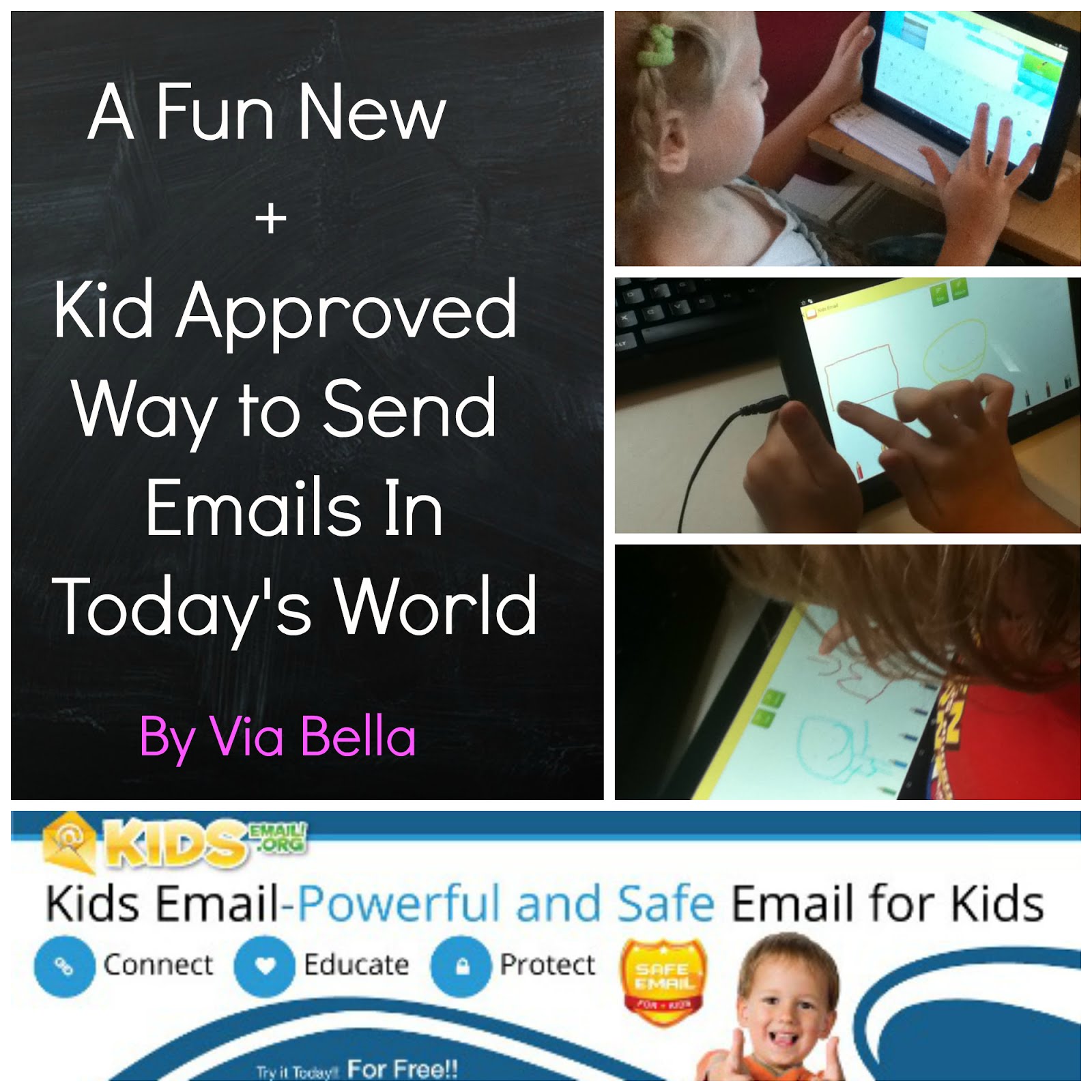Via Bella: A Fun New + Kid Approved Way to Send Emails In Today's World