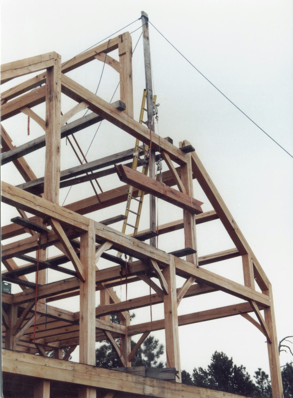 Michael's Timber Framing: Chapter 13 - Peak Framing