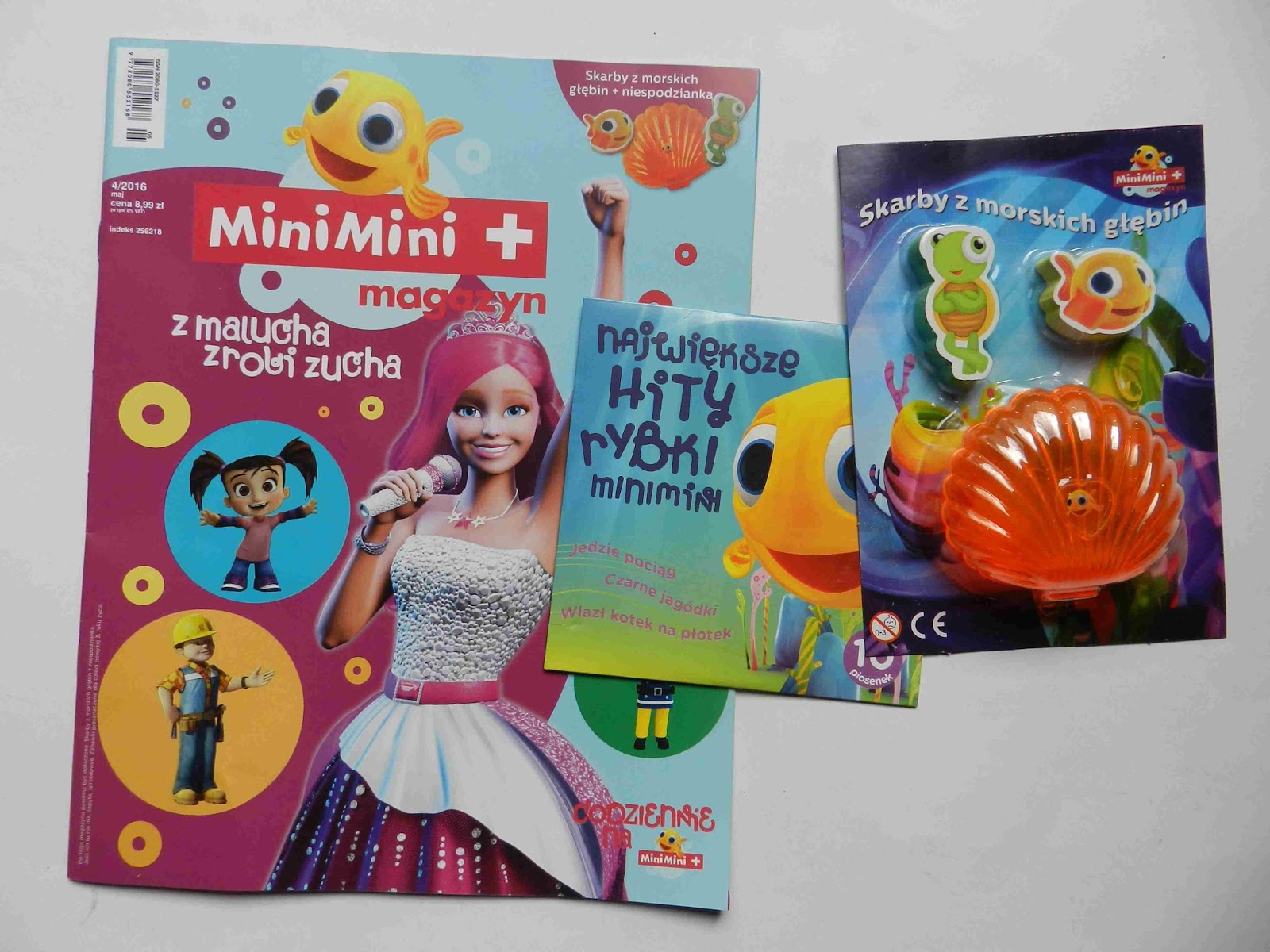 Dodatki w kiosku 2 (+ sklepy): "MiniMini+ Magazyn" 4/16 z 2 prezentami