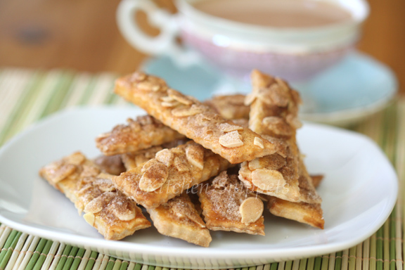My Kitchen Snippets: Almond Cinnamon Stick Cookies
