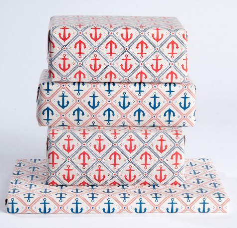 Coastal Gift Wrapping Papers