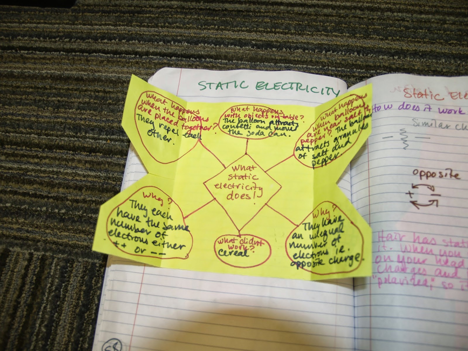 Static Electricity Lesson with Interactive Notebook Ideas - Teaching ...