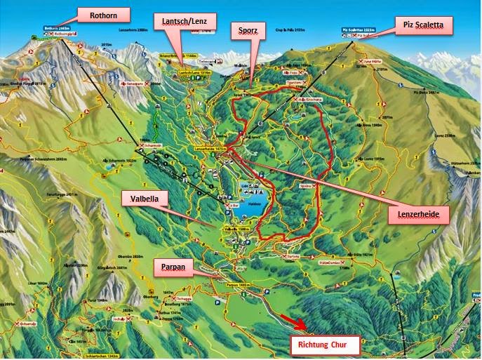 Z i m i s e i t e: Lenzerheide - Ausflugstipp, Wanderungen