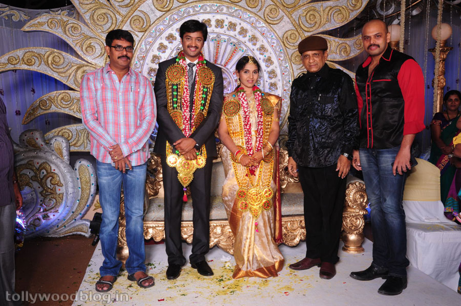 Aryan Rajesh Wedding Reception Photos Stills