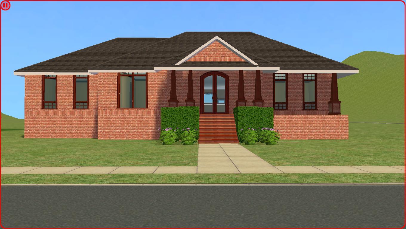 Sims 2 Lot Downloads: House With Atrium