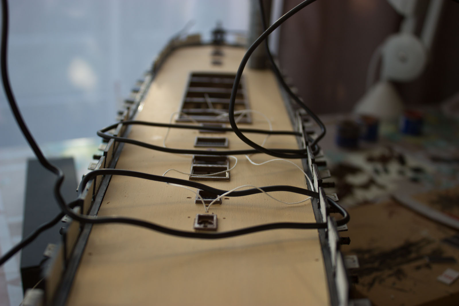 Sailing Ship Models: USS Constitution - Assembling the Spar Deck