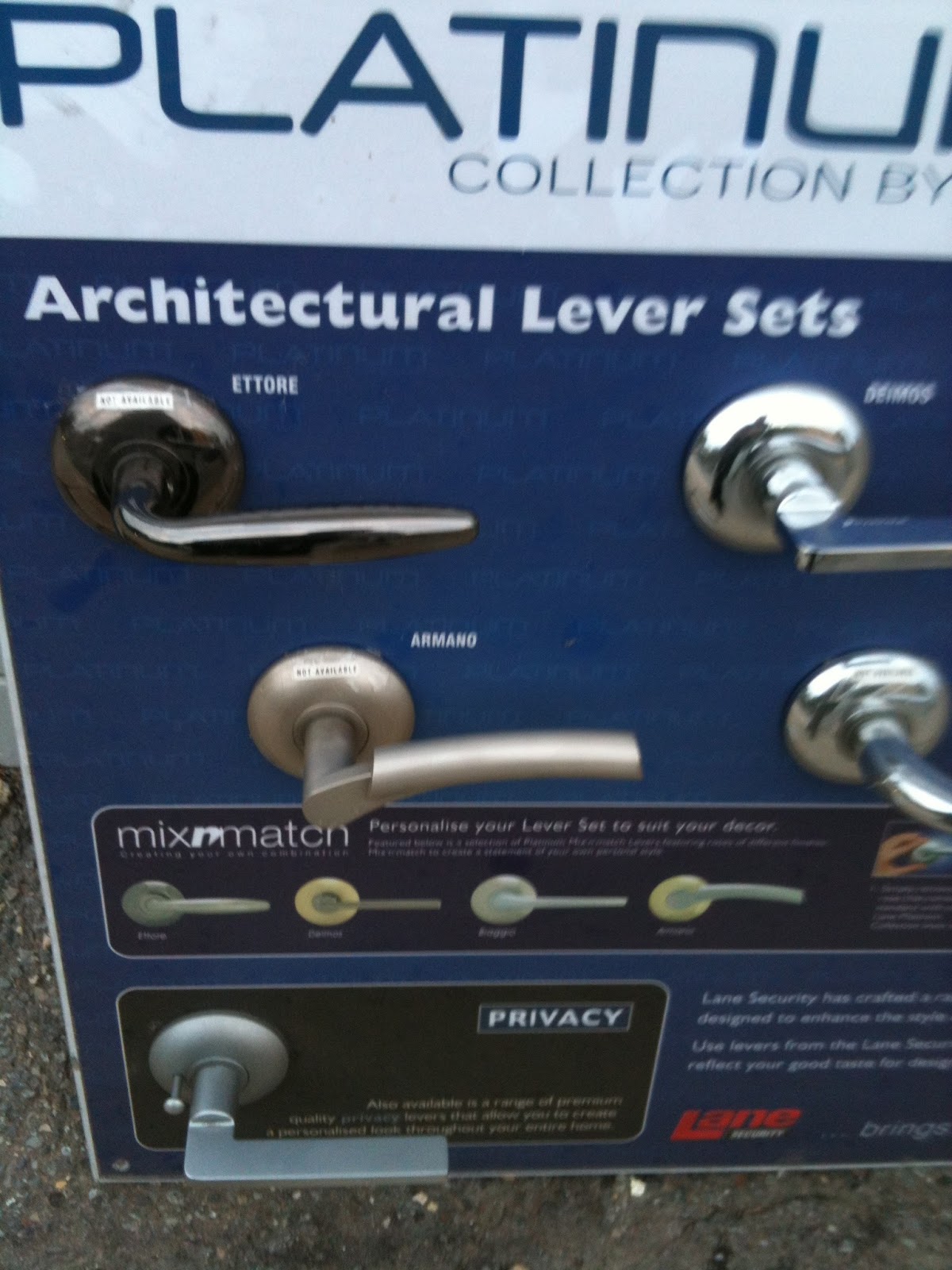 Nothing: Architectural Lever Sets