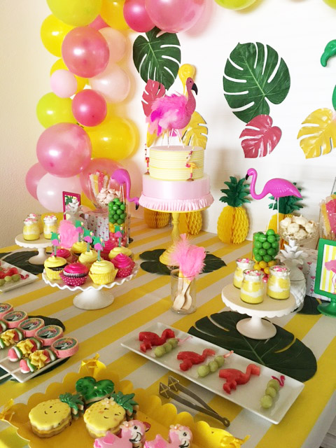 Tropical Flamingo Fest | BellaGrey Designs