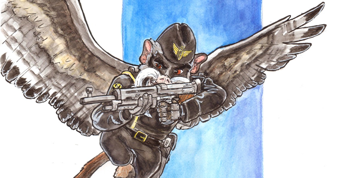 Roll Fortitude: Dieselpunk Skycaptain Emperor Tamarin in the Royal Navy