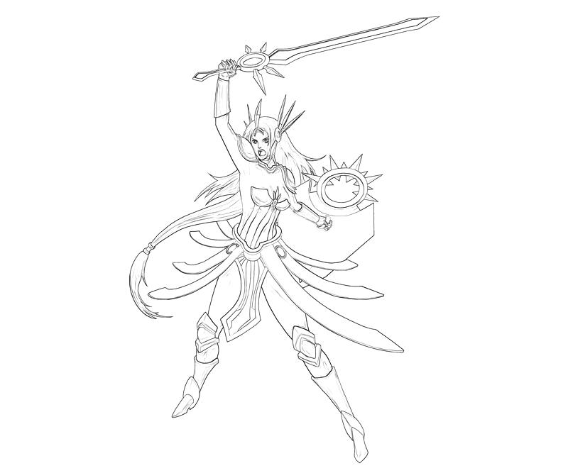 League of Legends Leona Character | Mario