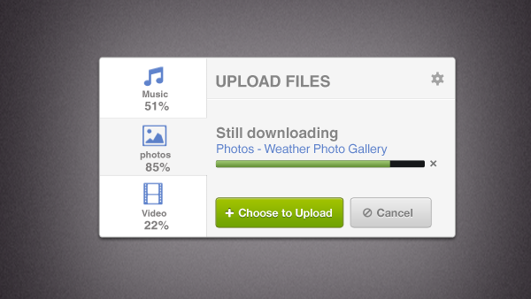Interface d'upload de fichier en HTML CSS | Ressources Webdesign