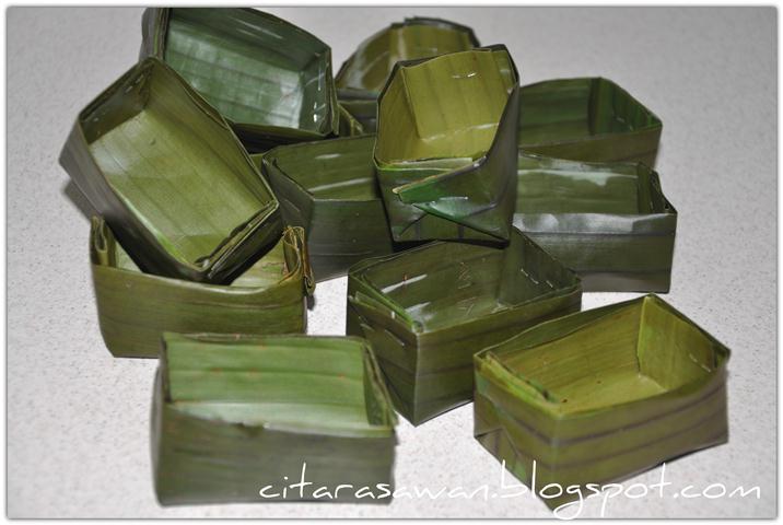 Cara Membuat Kotak Daun Pisang ~ Must Read