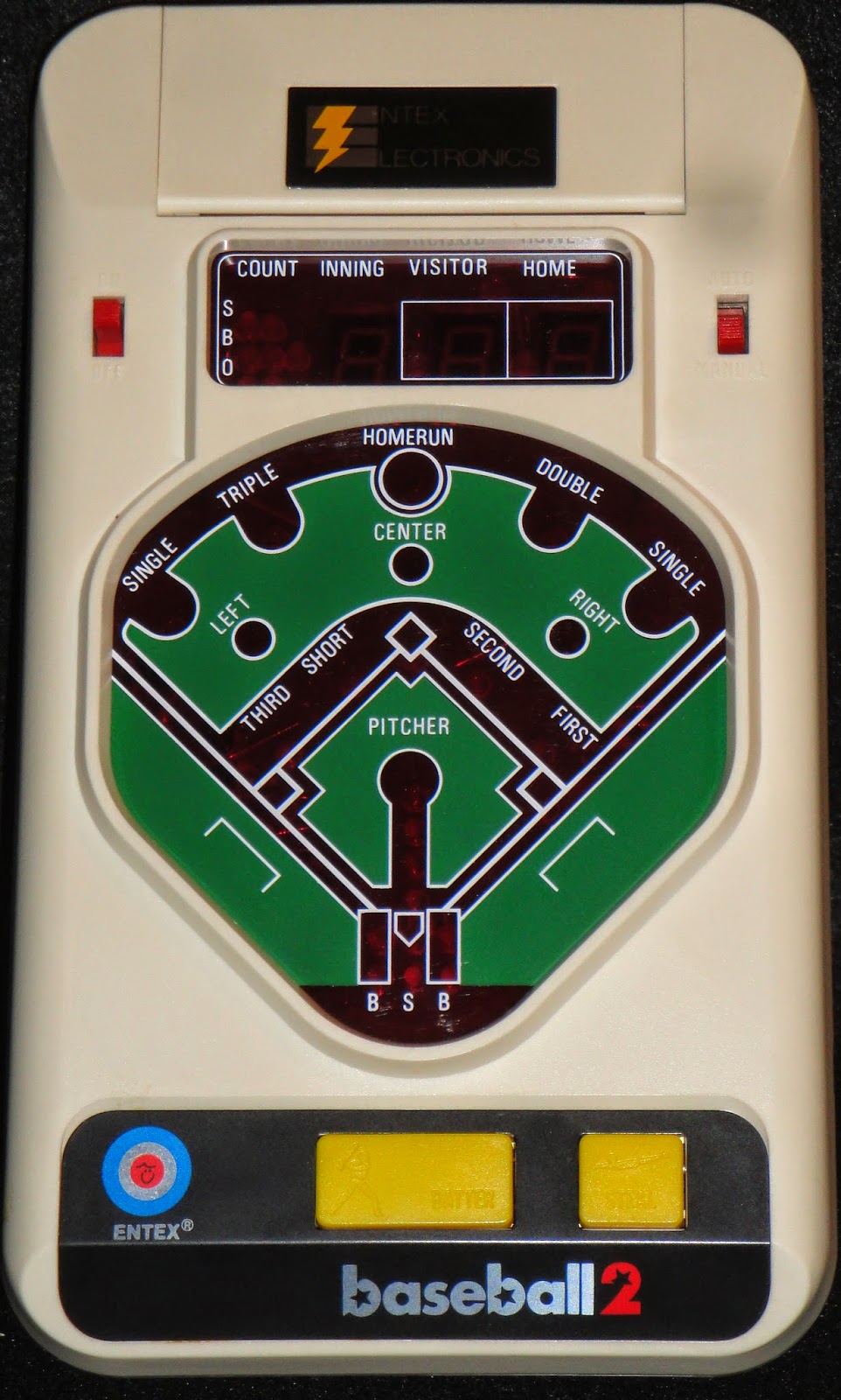 Electronic Baseball : Entex - Baseball 2