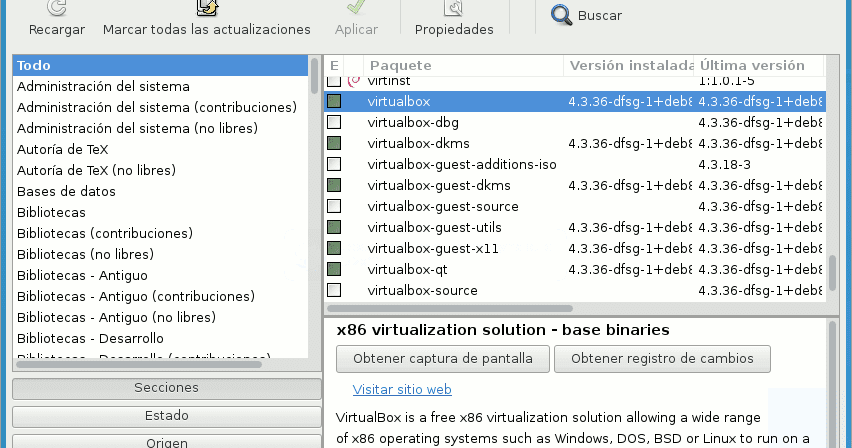 UsuarioDebian: Virtualbox GPL de Oracle Corporation