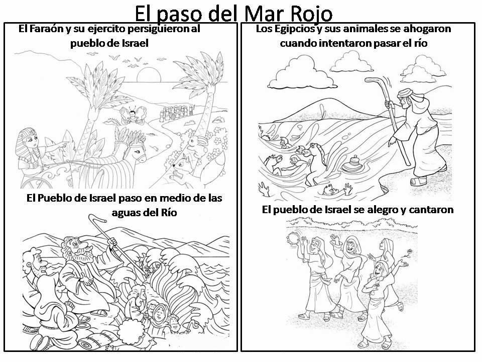 Imagenes Cristianas Para Colorear: Dibujos Para Colorear De El paso del ...
