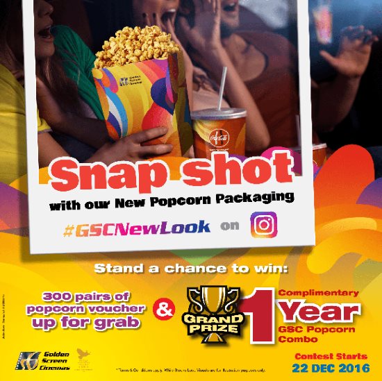 #GSCNewLook Popcorn Contest: Win 1 year supply of GSC Popcorn Combo 2 ...
