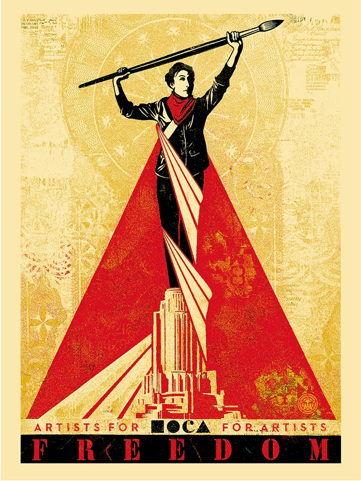 INSIDE THE ROCK POSTER FRAME BLOG: Shepard Fairey Artists For Freedom ...