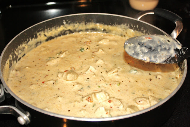 The Crooked Pear: Chicken Pasta with heavy cream