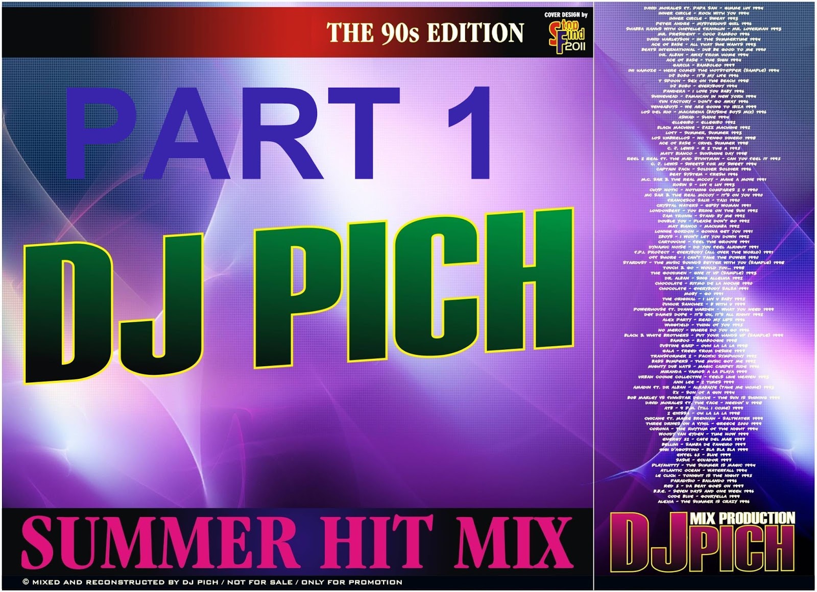 DJ Pich - Summer Hit Mix 90s Edition Part 1 (72:00) - THE MIXTAPE WORLD
