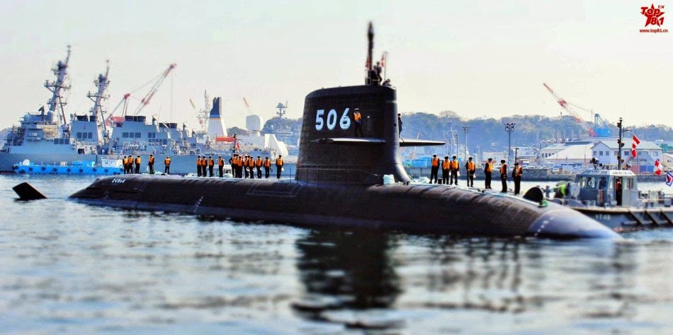 Asian Defence News: Japanese SS-506 Black Dragon submarine - Kokuryū