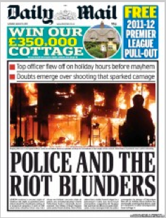 A2 Media Blog: London Riots Case Study: Daily Mail