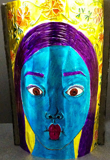 Kids Art Market: Embossed Funk Faces