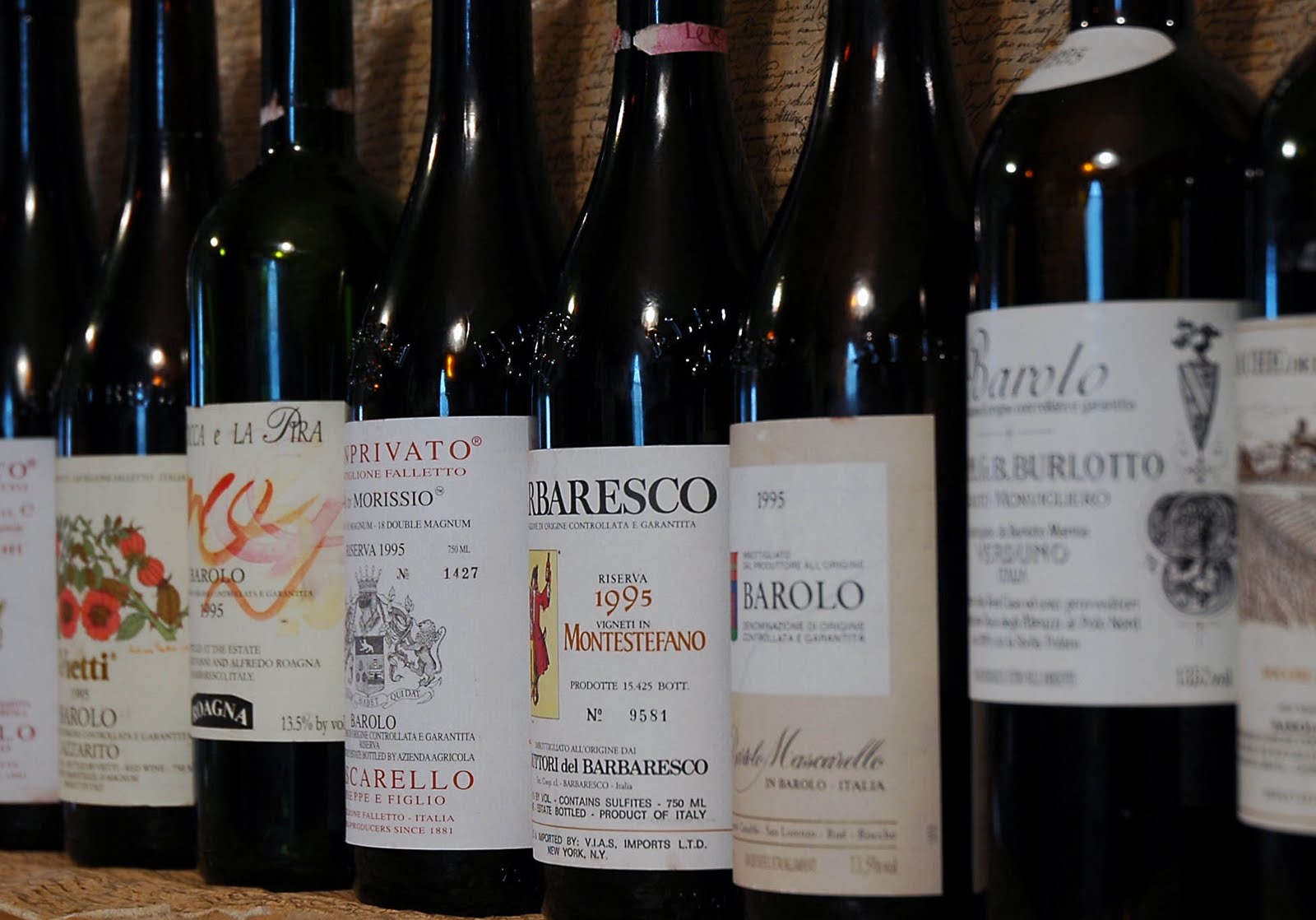 The V.I.P. Table: 1995: Barolo Retrospective