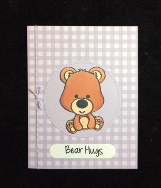 Granny Cats Crafts: Bear Hugs card