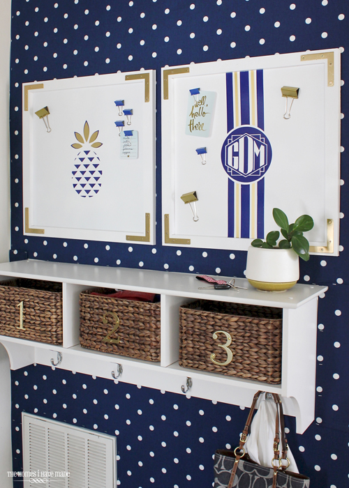 IHeart Organizing: UHeart Organizing: Pretty & Preppy Magnetic Memo Boards