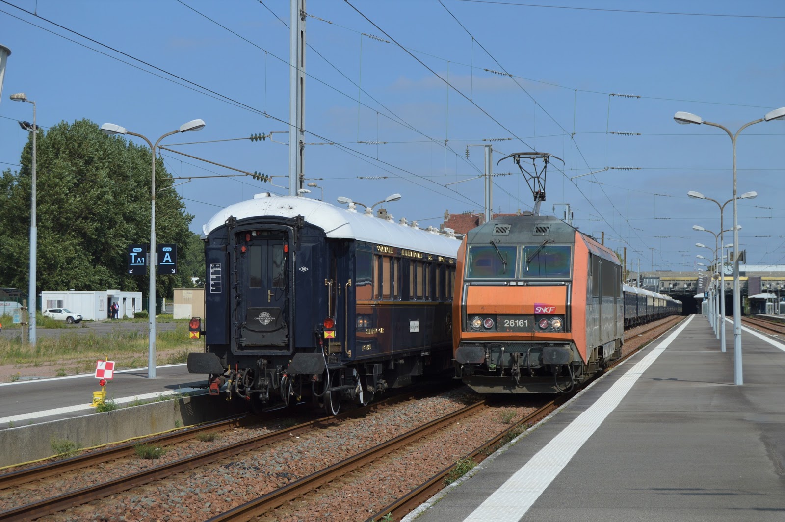 LA PASSION DU TRAIN: VSOE d'hier Mercredi à Calais par Jean Marc