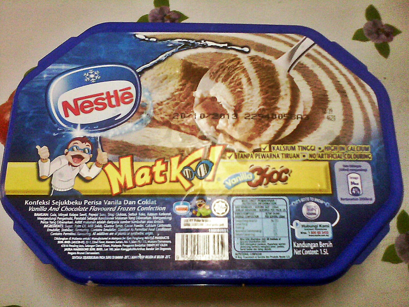 Packaged Food I Have Tried: Nestle Mat Kool Vanilla Choco