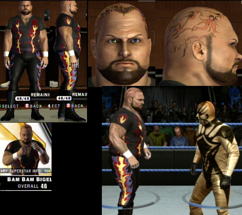 SANIA HOT01: Bam Bam Bigelow Tattoos - WWE Superstar Tattoo Design