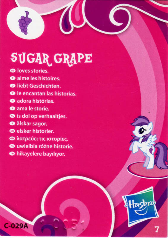 MLP Sugar Grape Blind Bag Cards | MLP Merch