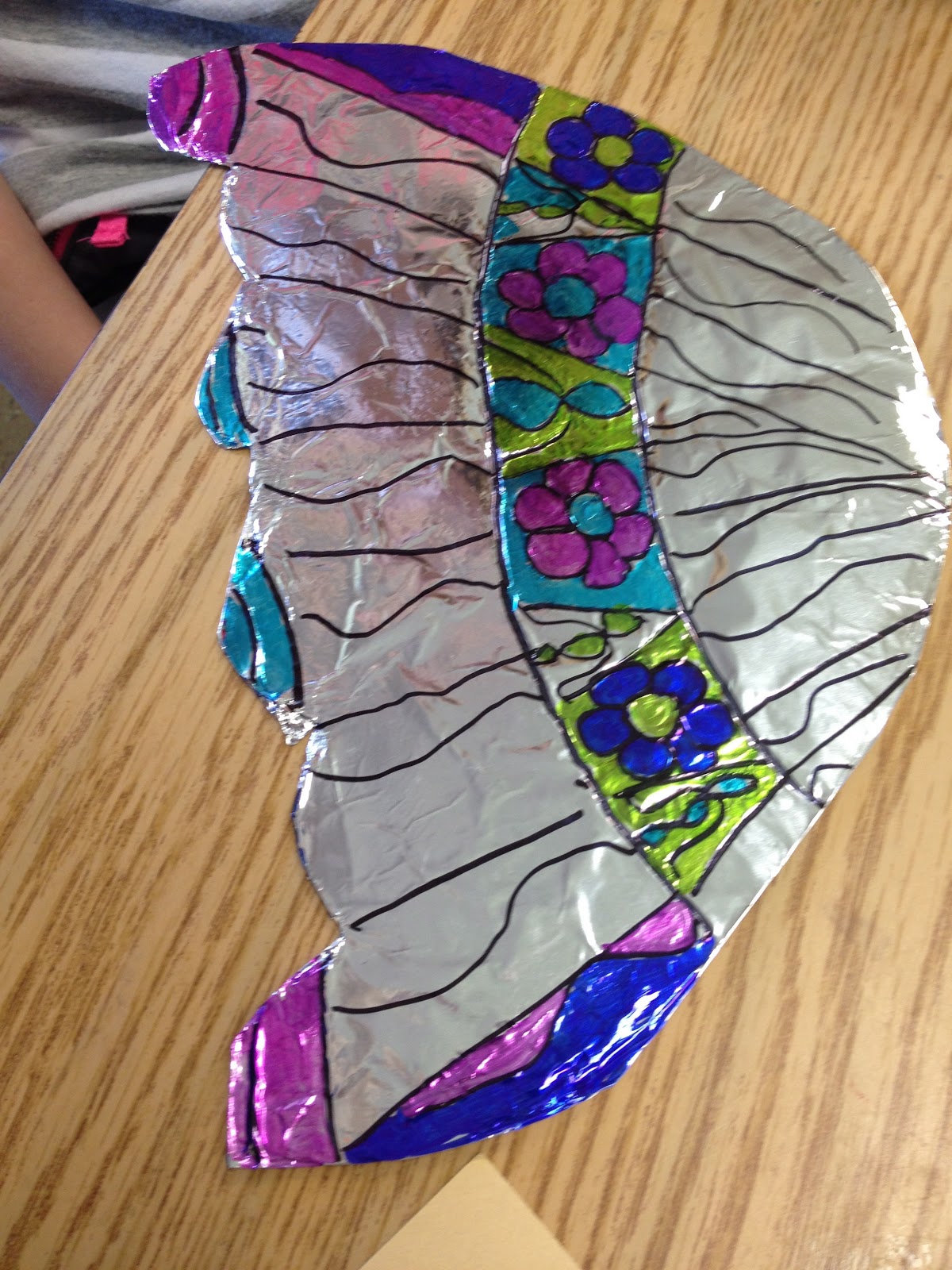 ARTipelago: Tin Foil Tiffany Lamps