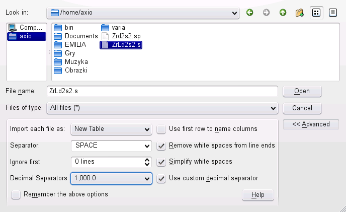 Karol Kozioł: Linux dla chemika, cz. 2 - SciDAVis