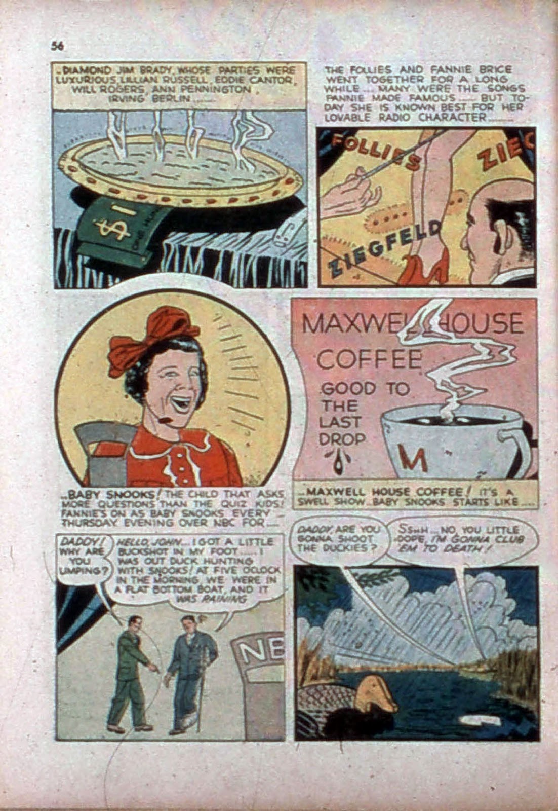 Four-Color Shadows: Baby Snooks-Doc Savage Comics-1943