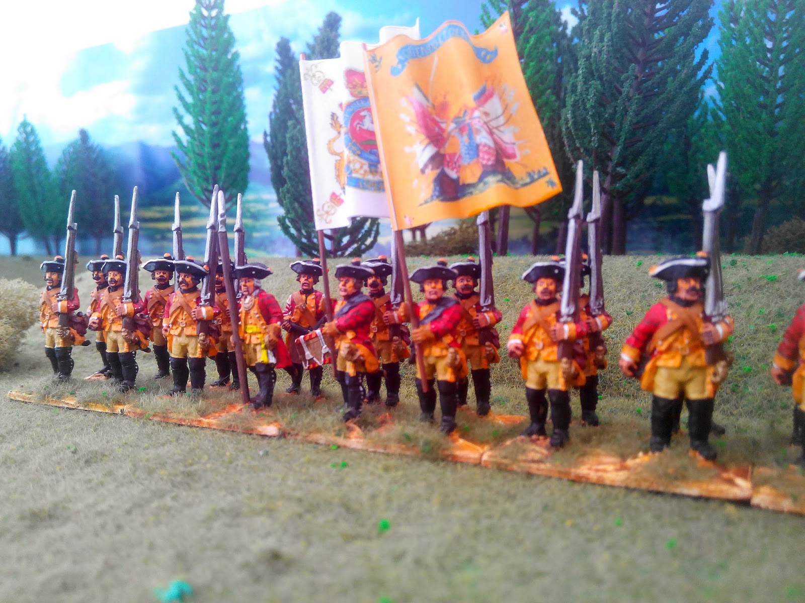 Painting Wargames Figures: Hanoverian Infantry: 6A Hardenberg