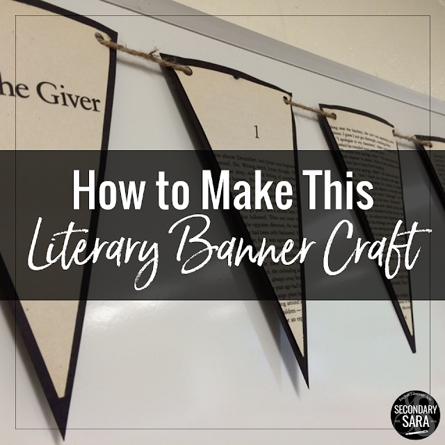 Literary Banners: English Classroom Craft | SECONDARY SARA