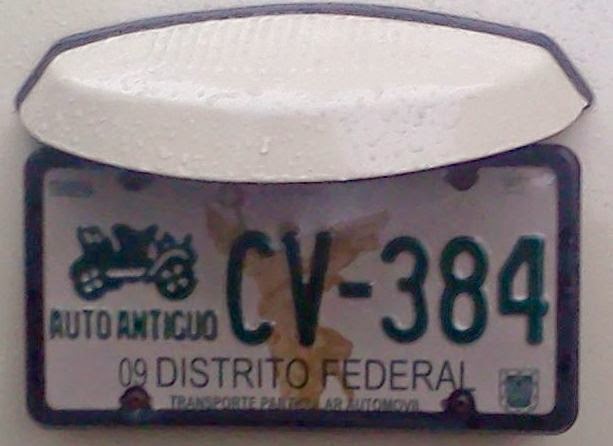 Placas de Autos de México y otras COS-999-AS: DF: Placa de Auto Antiguo ...
