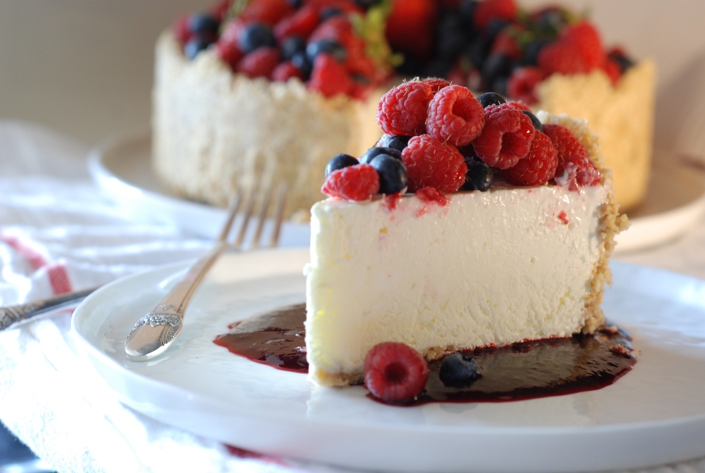 Frozen Lime Torte with Mixed Berries for Decoration Day - Simply So Good