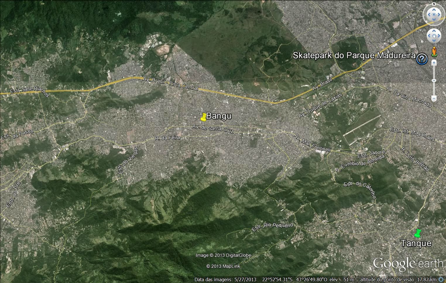 Skateparks do Brasil: Área de Street em Bangu - Rio de Janeiro