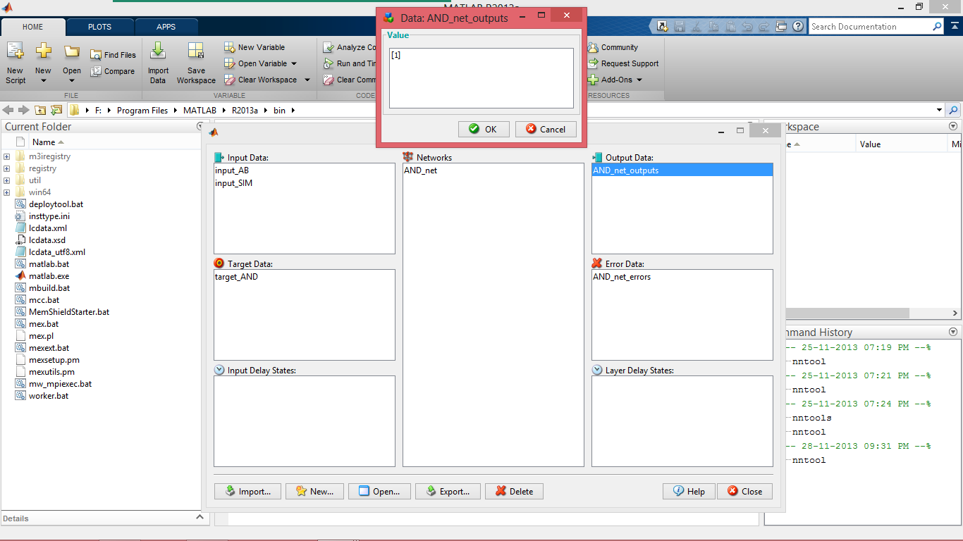Matlab Nntool Simple Perceptron Model ~ Learn Teach Share