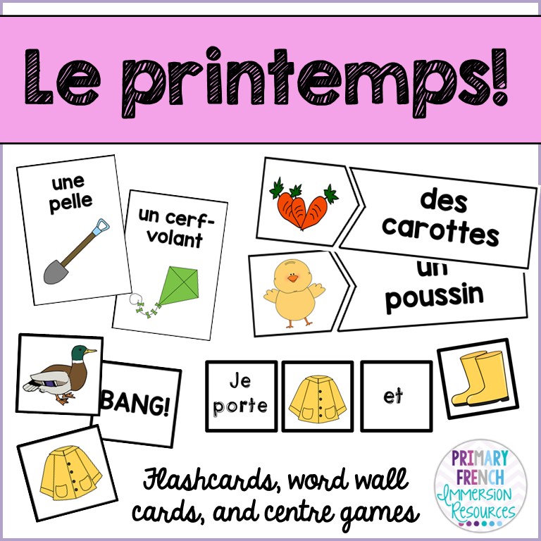 Spring file updates! - Primary French Immersion Resources