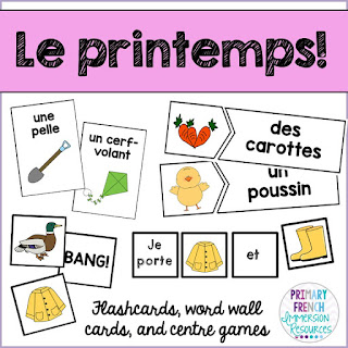 Spring file updates! - Primary French Immersion Resources