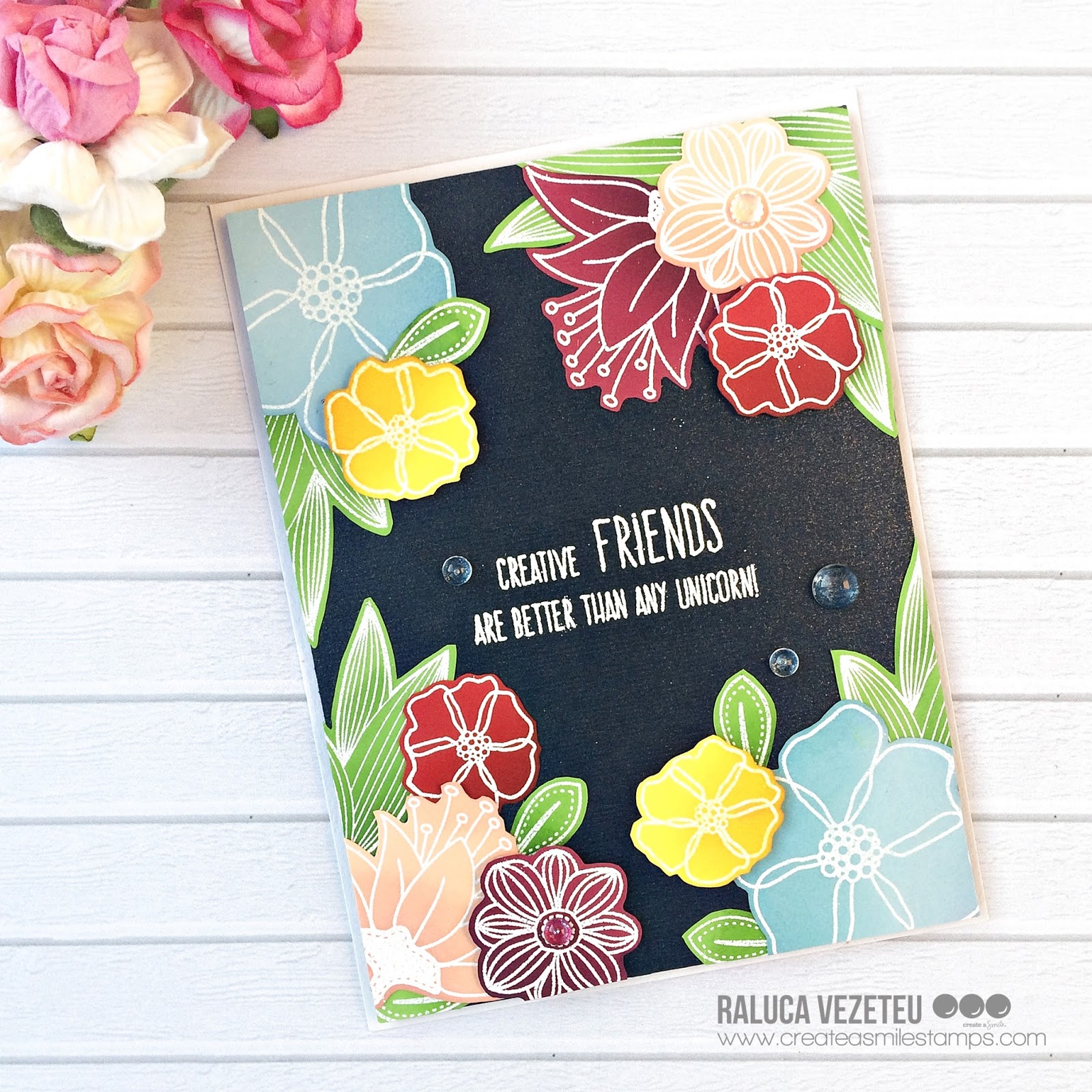 Creative Friends - Create a Smile Stamps Handmade Card